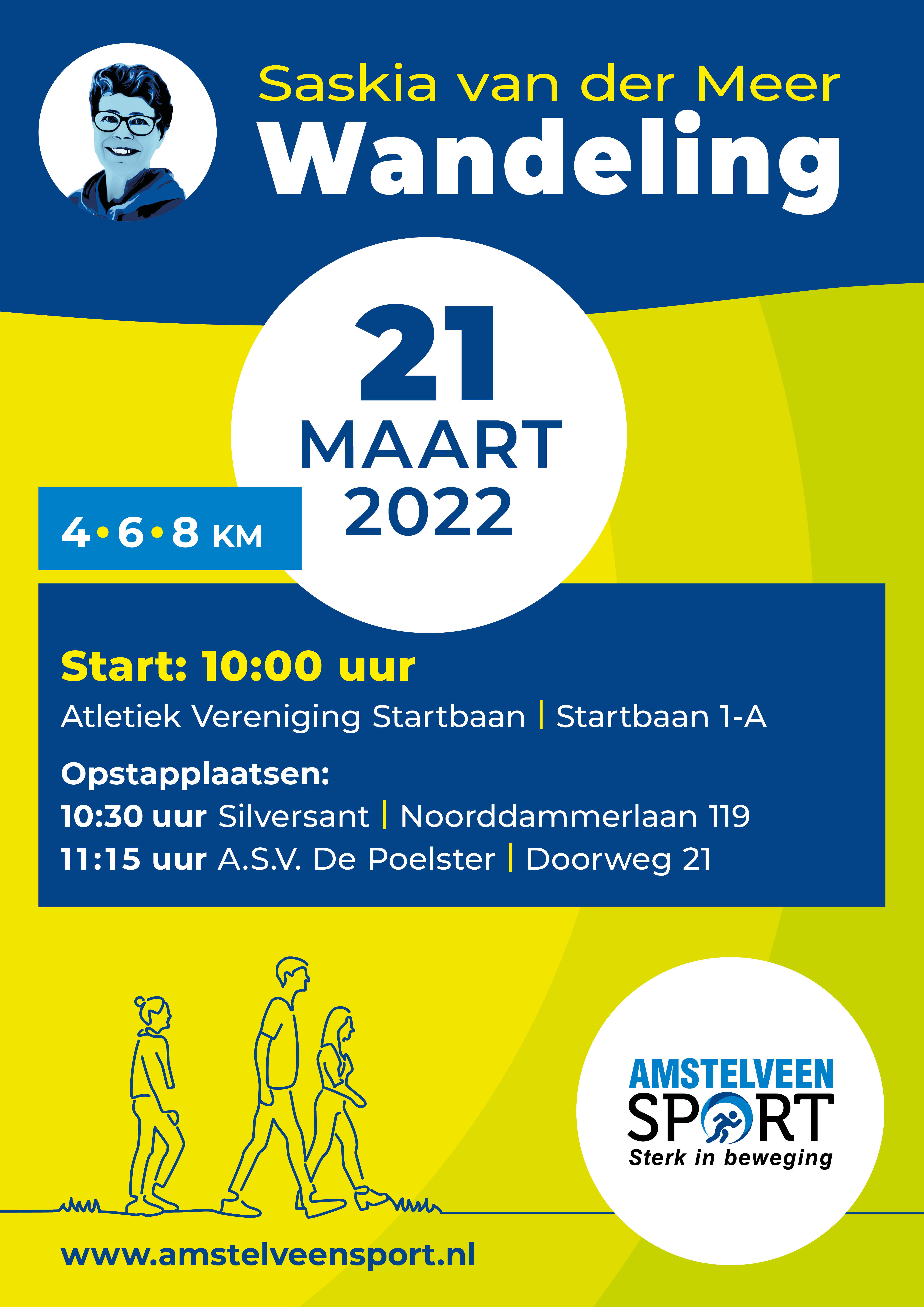 Saskia van der Meer Wandeling op 21 maart met 4-6-8 kilometer - mijn ...