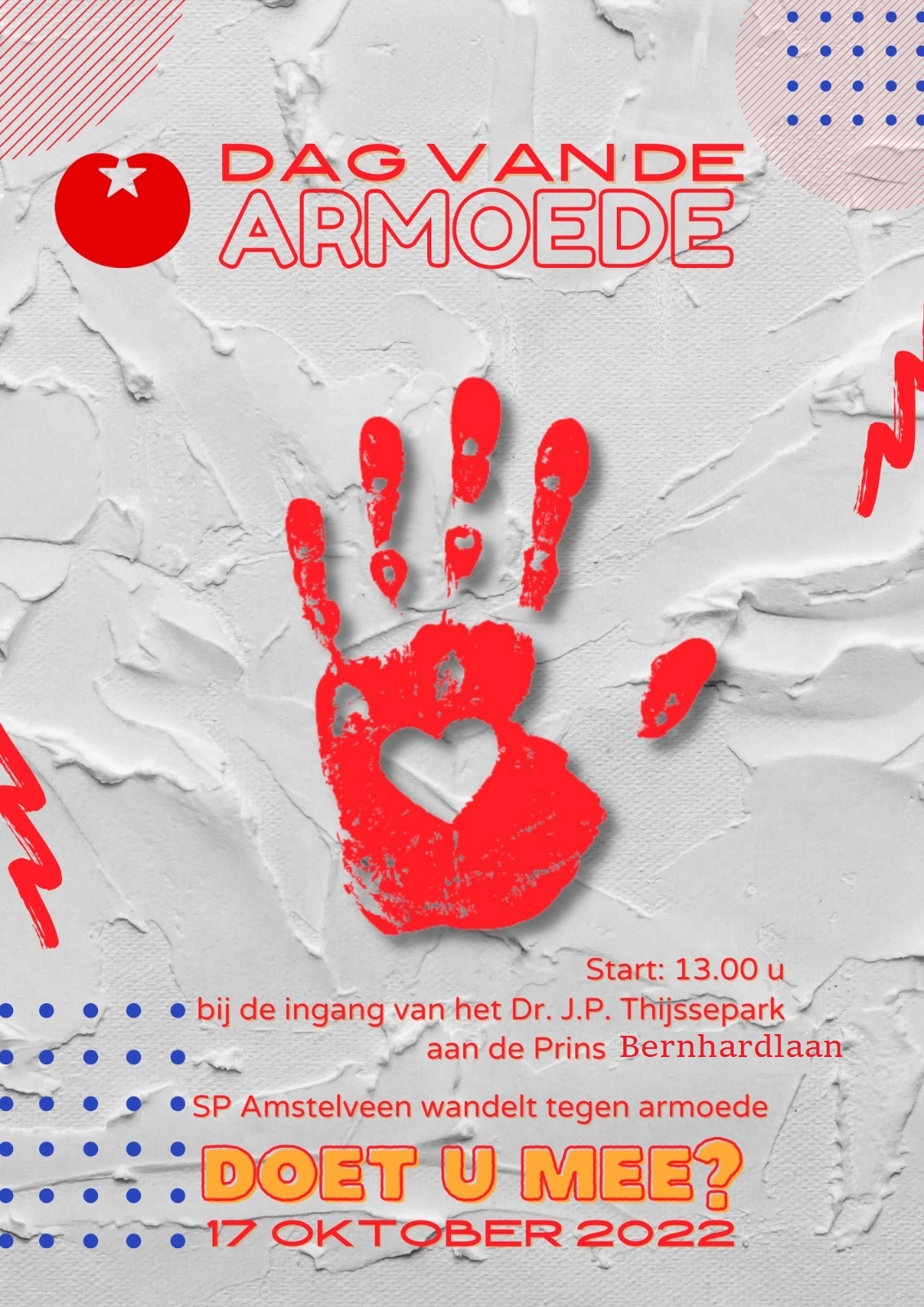 SP Amstelveen wandelt tegen armoede - mijn Amstelveen