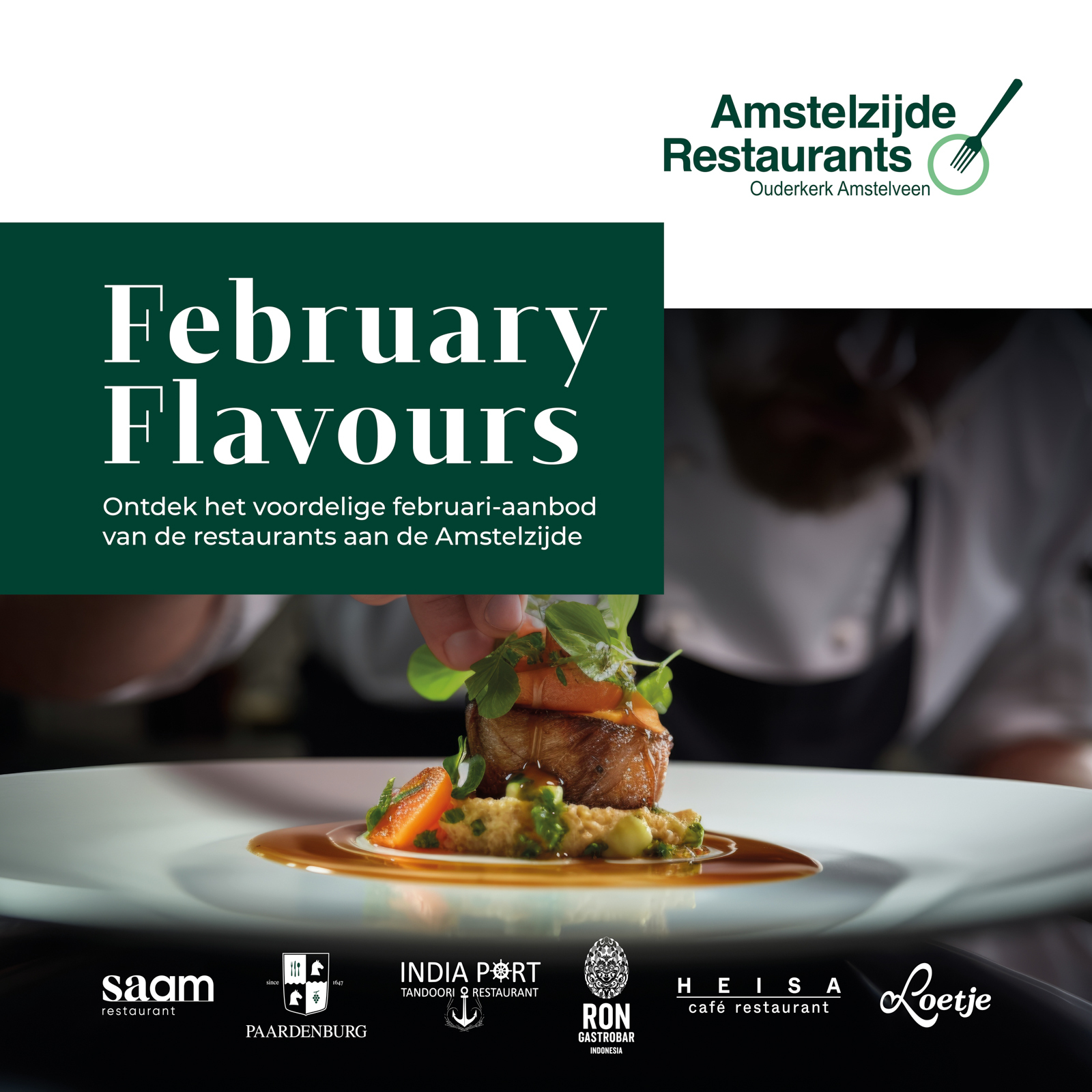 Februari-actie Amstelzijde Restaurants - mijn Amstelveen